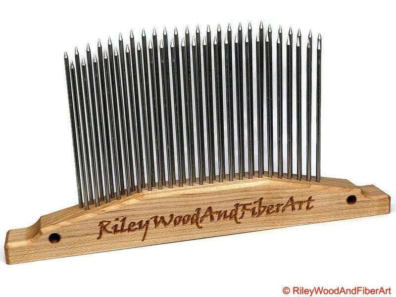 Handmade Wool/Fiber Hackles - Premium Fiber Processing Tools – Riley ...