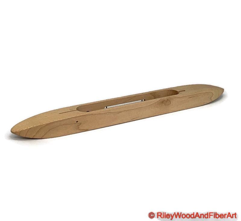 Handmade Premium 15" Open Bottom Boat Shuttle - Weaving Tool – Riley ...