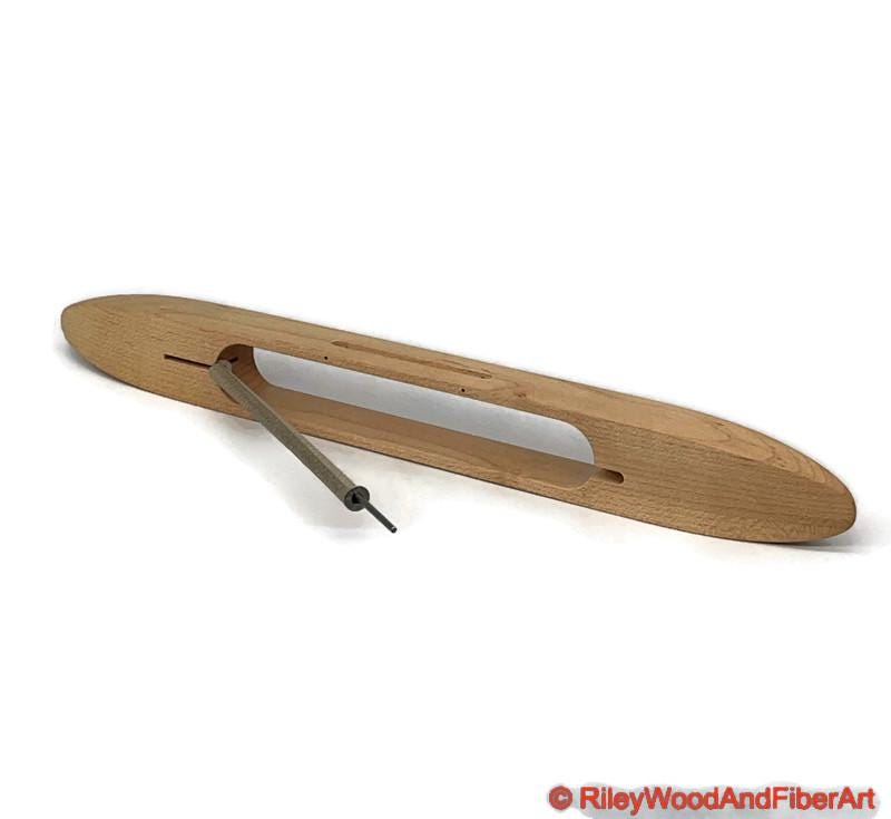 Handmade Premium 15" Open Bottom Boat Shuttle - Weaving Tool – Riley ...