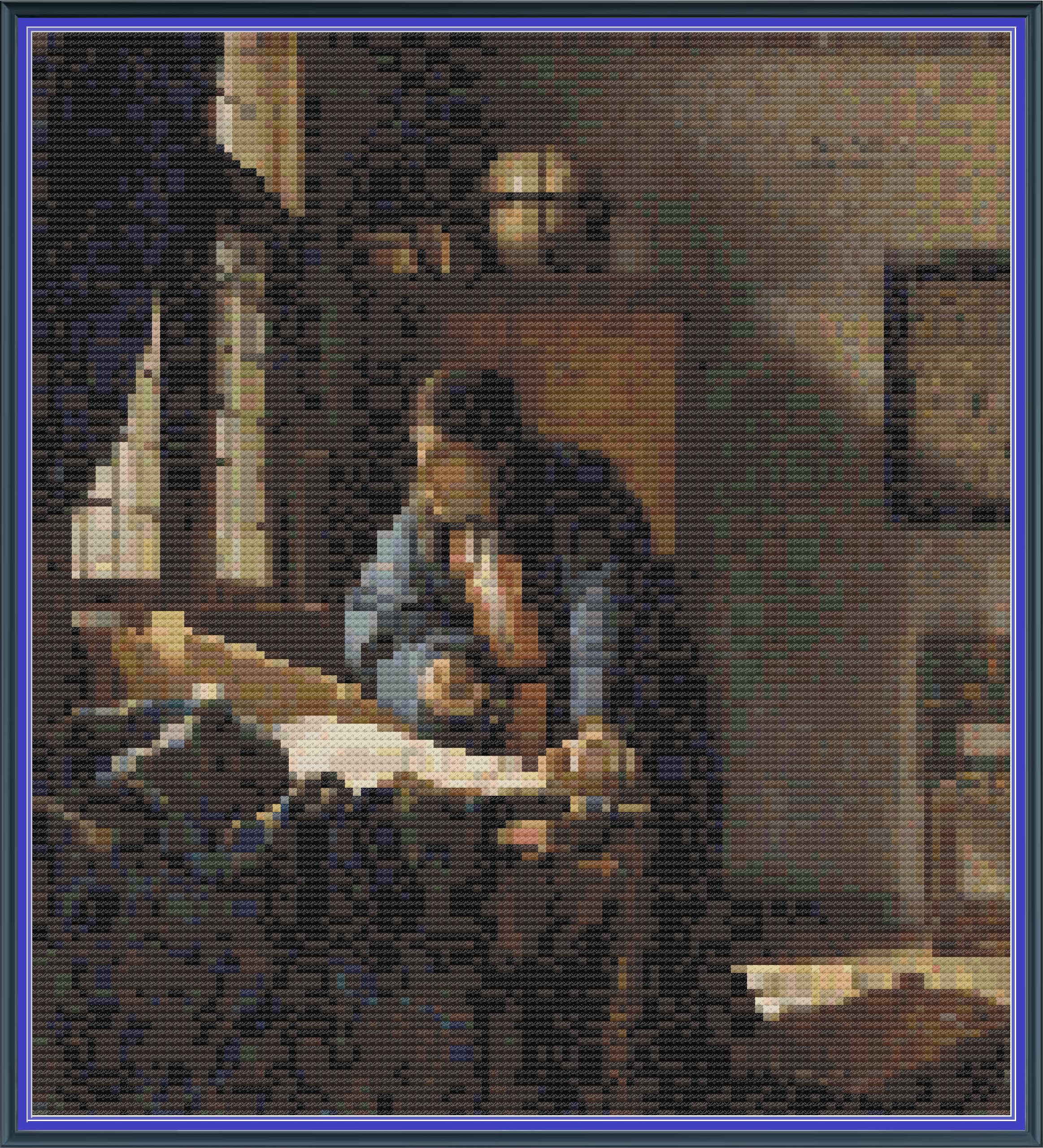 Riley Wood and Fiber Art - The Geographer© – Cross Stitch Pattern | Fi