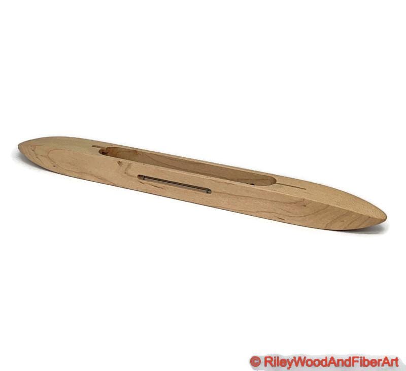 Handmade Premium 15" Open Bottom Boat Shuttle - Weaving Tool – Riley ...
